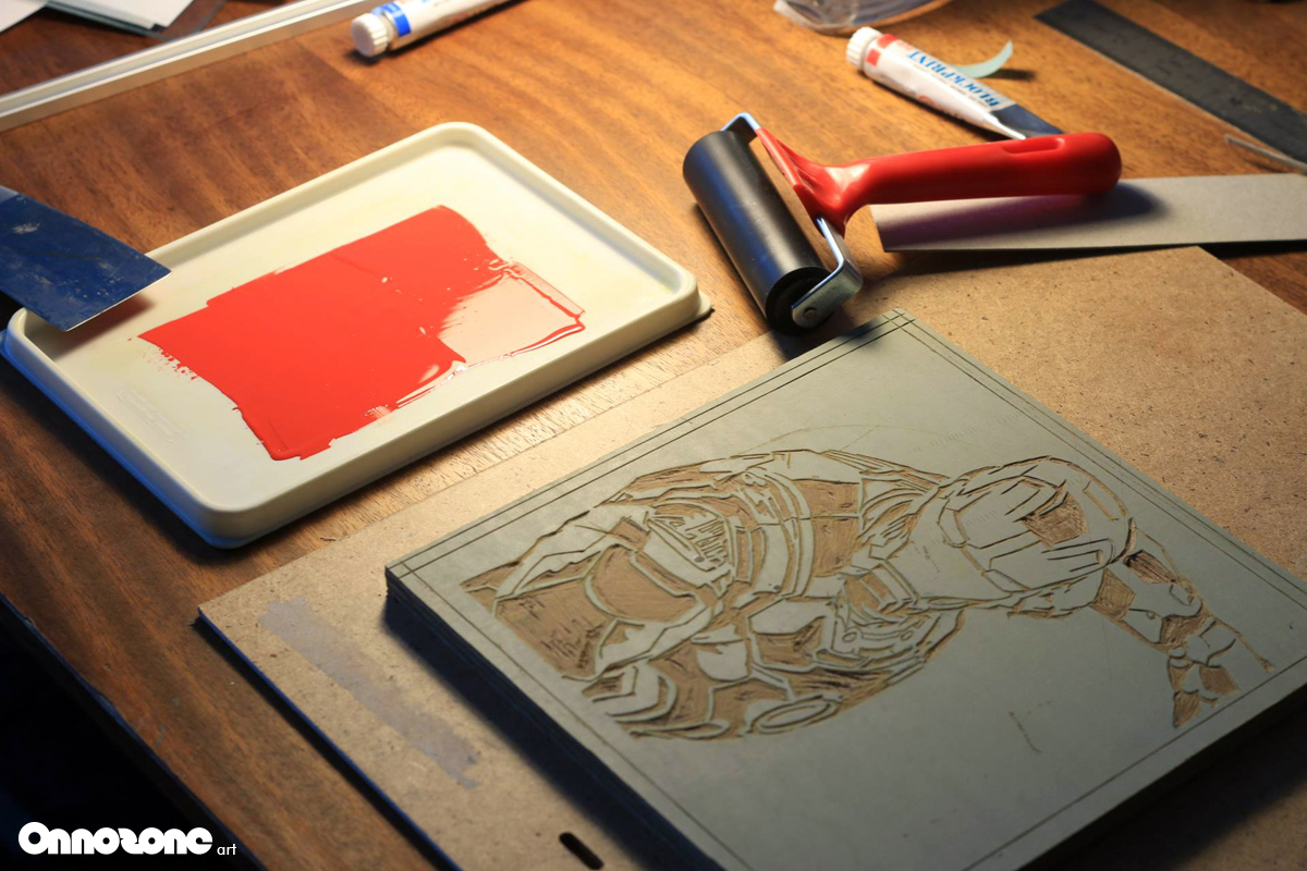 Woodcut and relief printing - Onnozone